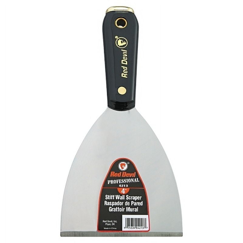 4200 Professional Series Wall Scraper, 4 In W, Stiff Blade | Bundle of ...