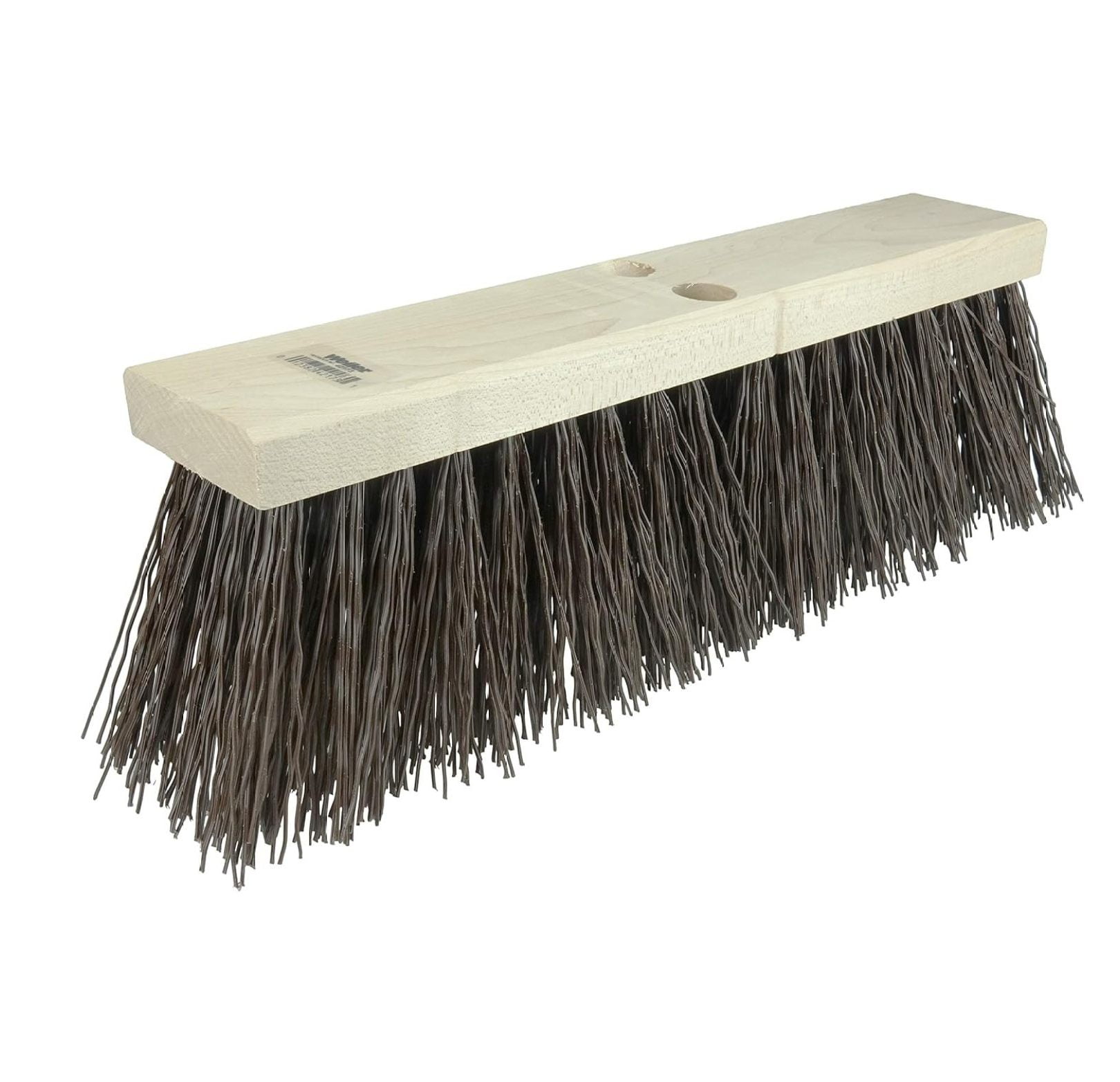 42033 16" Block Size, Brown Polypropylene Fill, Street Broom - Walmart.com