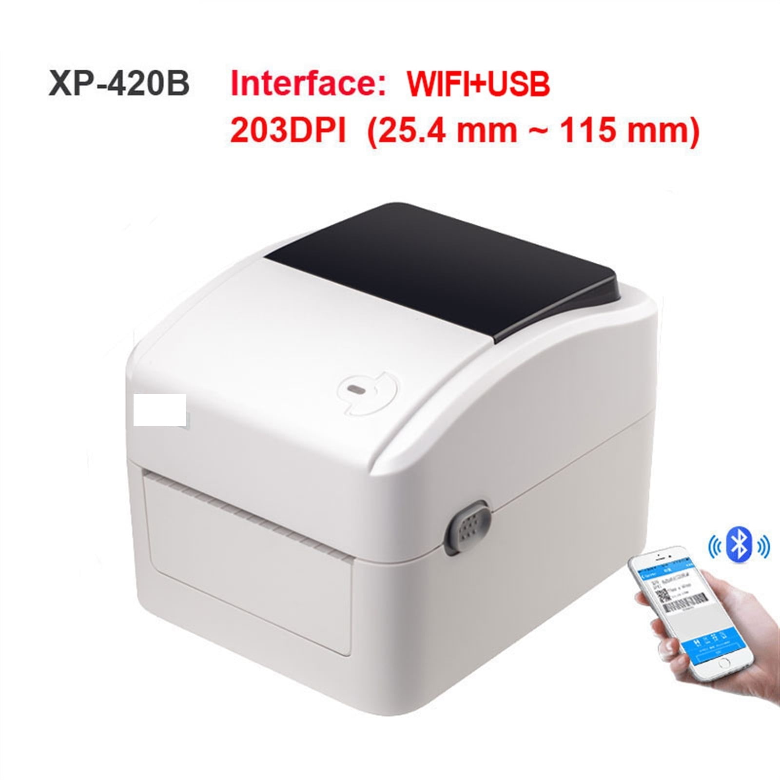 420B High Speed 152mm/s Bluetooth USB Thermalprinter Pos Barcode ...