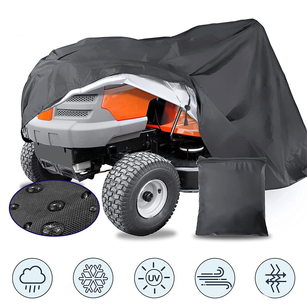 420D Lawn Riding Mower Cover, IC ICLOVER Waterproof Mower Cover Heavy ...