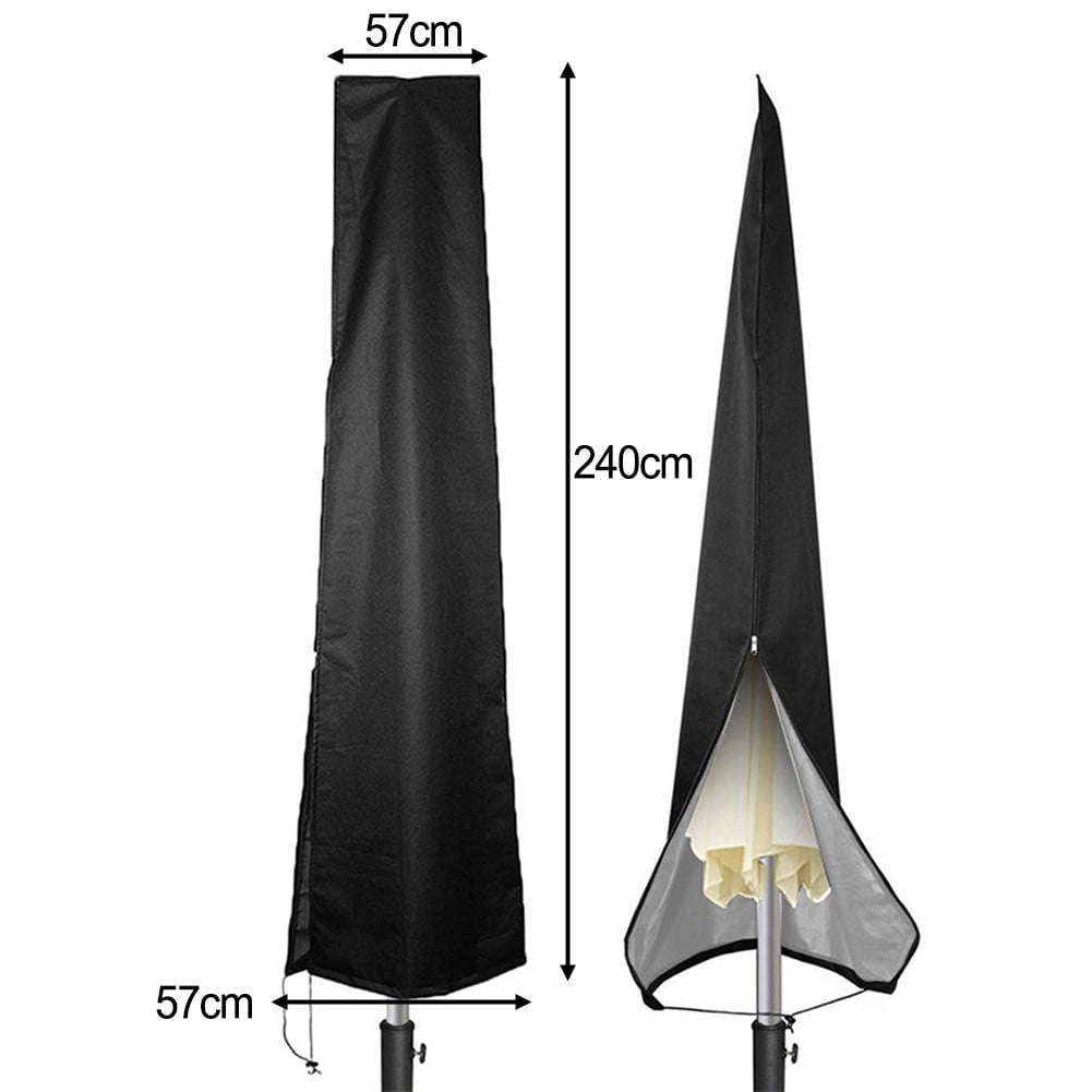 420D Waterproof Parasol Cover with Drawstring for Outdoor Cantilever ...