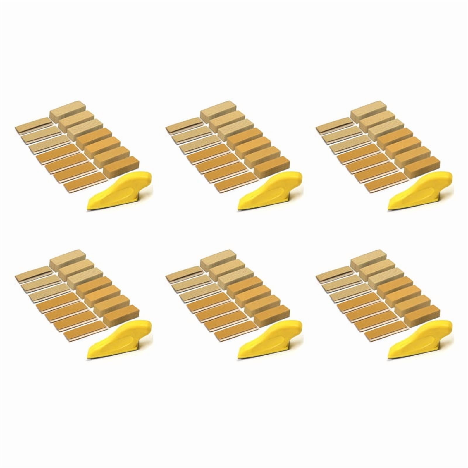 420Pc Sander Paper Kit,3.5X1In Hand Sanding Block for Wet Dry Hook ...