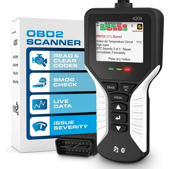 420X OBD2 Scanner Diagnostic Tool, Read and Clear Check Engine Light ...