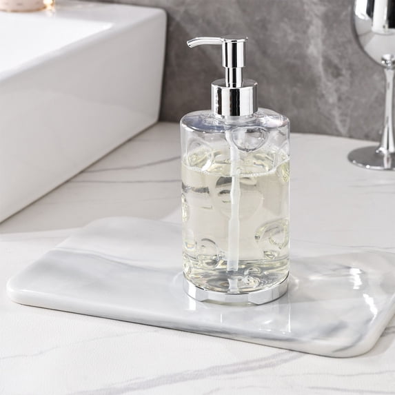 420ml Hand Soap Dispenser Bottle, Wenini Plastic Touch-Free Pump Bottle ...