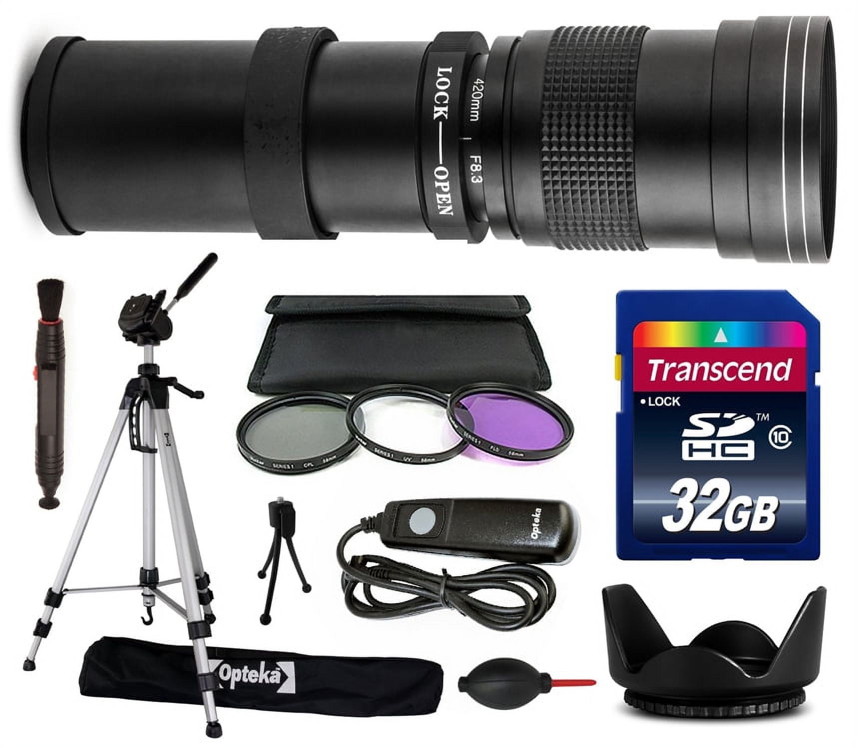 420mm 800mm Super Zoom HD Telephoto Lens Bundle for Canon EOS 5DM2 5DM3 ...
