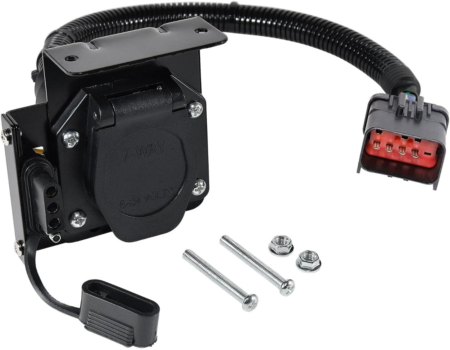 42145 Multi-Trailer 7-Way Blade and 4-Way Flat Trailer Wiring Adapter ...