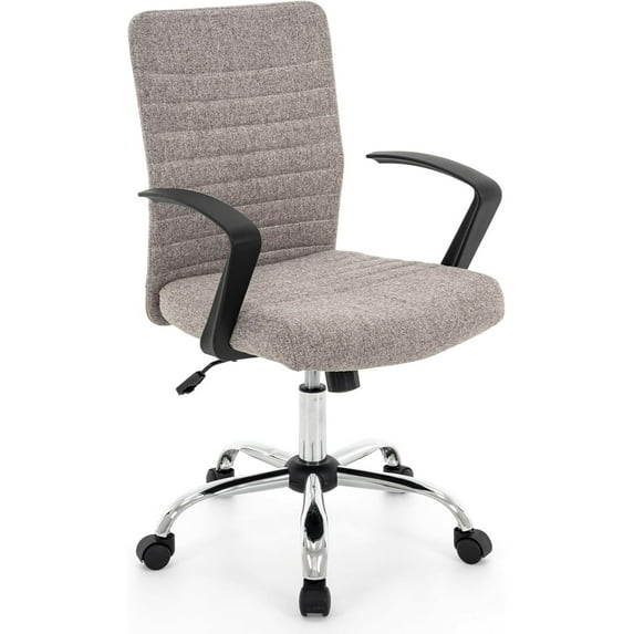 422 High Back Ribbed Office Chair Ergonomically Designed with Armrest ...
