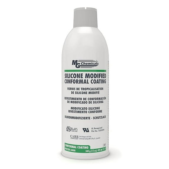 - 422B-340G 422B Silicone Conformal Coating, Clear, 340 gram Aerosol ...