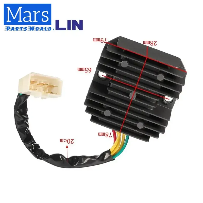 42407 700-1027-0006 LH173MN Voltage Regulator Rectifier for Linhai 260cc 300cc ATV Scooter Dirt ...