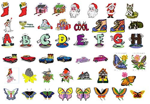 425,000 Embroidery Machine Patterns Designs Collection in PES Format ...