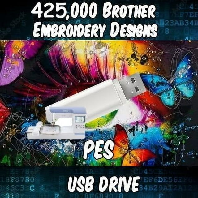 425,000 Embroidery Machine Patterns Designs Collection in PES Format ...
