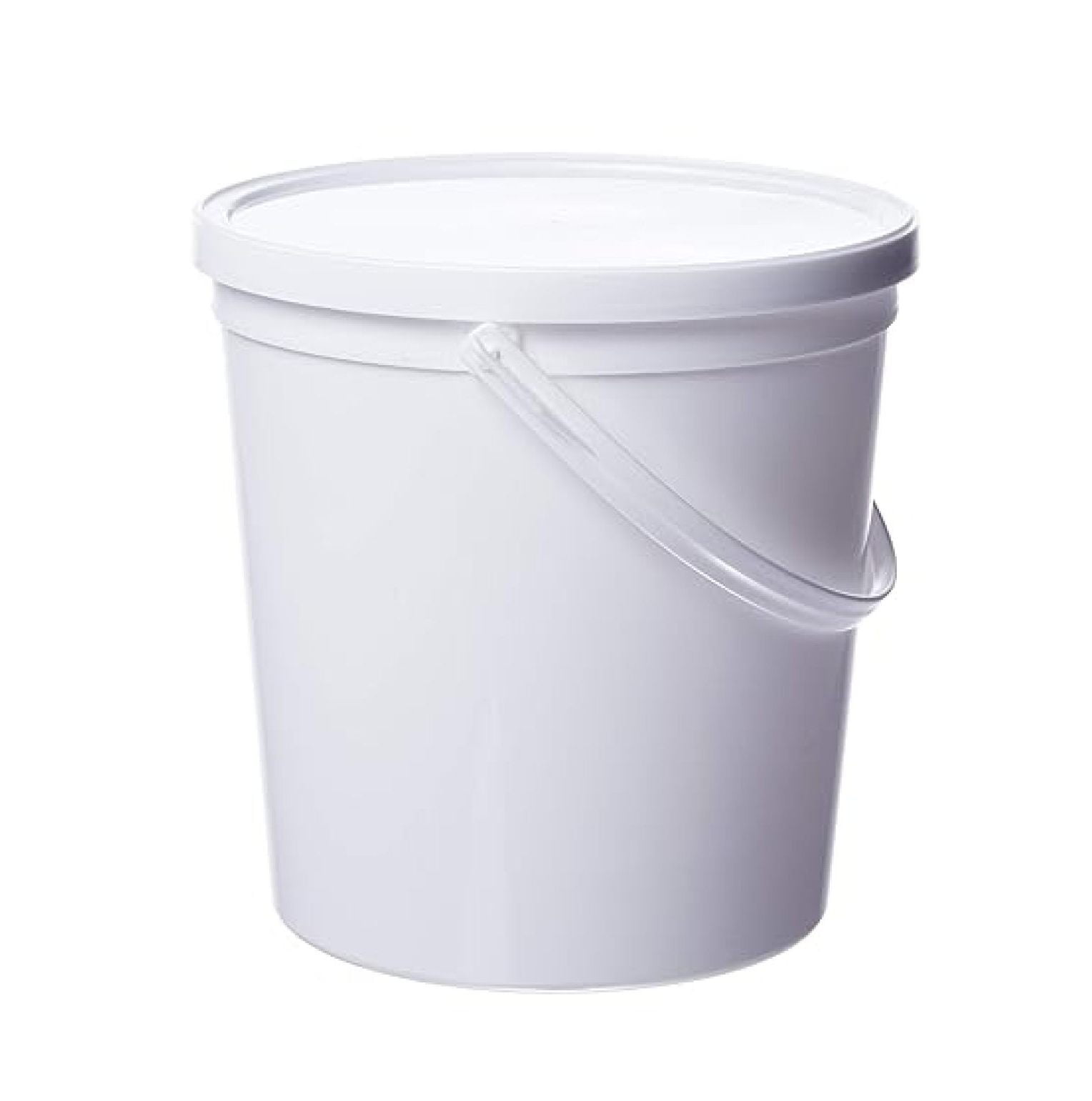42584 Pail with Handle, Polypropylene, 2.5 Quart, White, 10 Piece ...