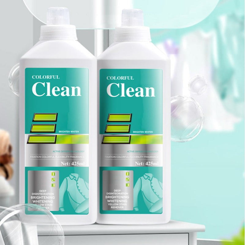 425ml Color Bleach Laundry Detergent Stain Remover Colour Dissolver ...