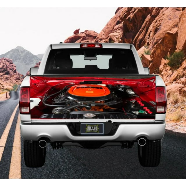 426 Hemi Engine Tailgate Wrap Vinyl Graphic Decal Sticker - Walmart.com