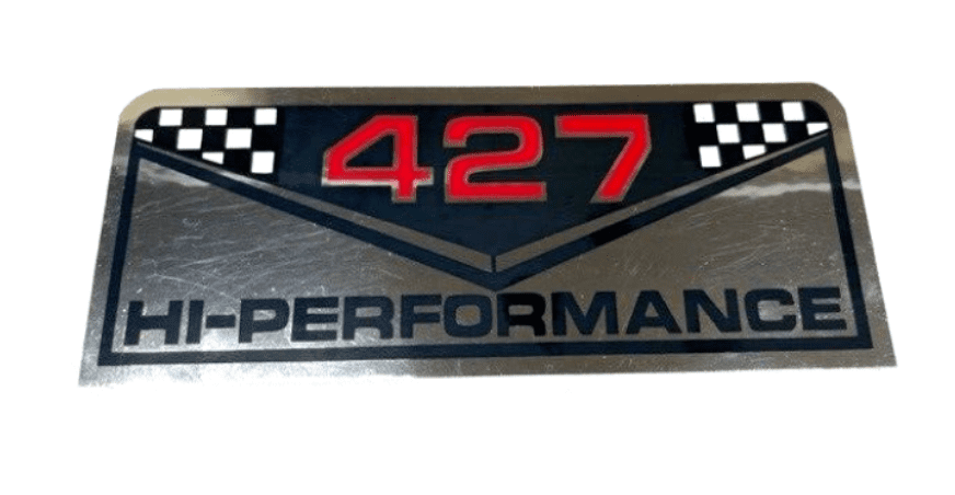 427 Hi-Performance Valve Cover Decal For Camaro Chevelle Nova Impala ...