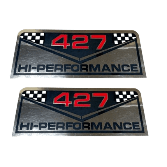 427 Hi-Performance Valve Cover Decal Set For Camaro Chevelle Nova ...