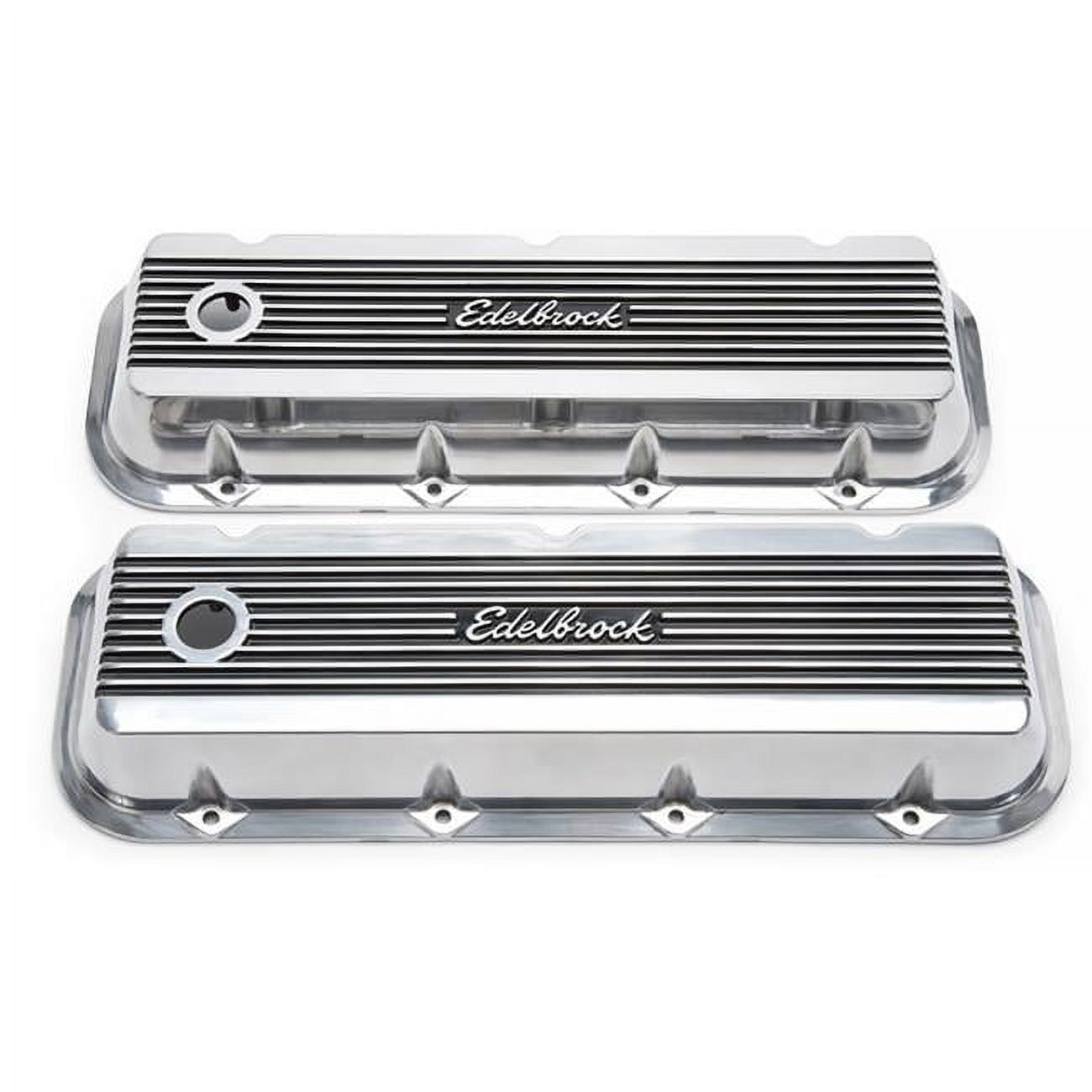 4275 BBC Elite II Valve Covers Tall Baffled Breather Hole - Walmart.com
