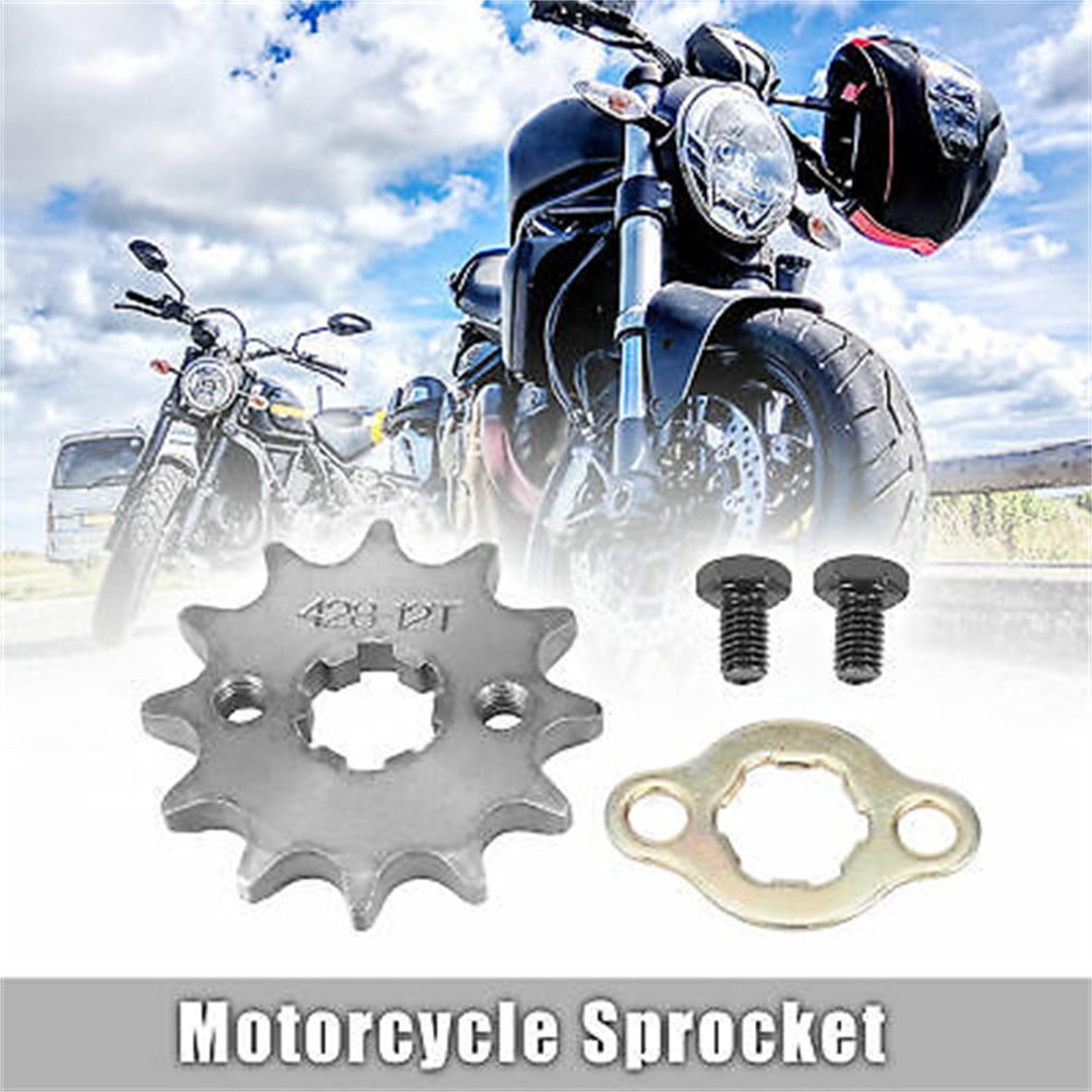 428 Chain 12T 17MM Motorcycle Dirt Bike Front Engine Sprocket Tone ...