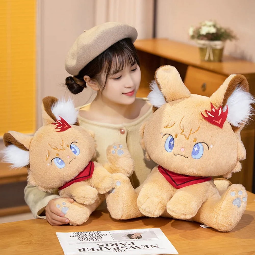 42CM Genshin Kaedehara Kazuha Scaramouche Xiao Cat Doll Large Cat Plush ...