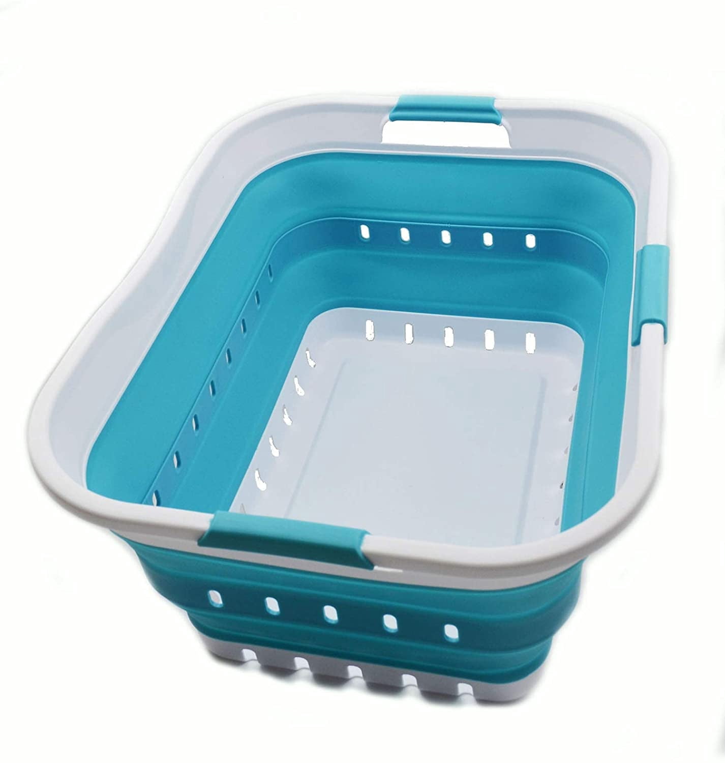 42L Collapsible Laundry Basket – Foldable Storage Hamper, Space-Saving ...