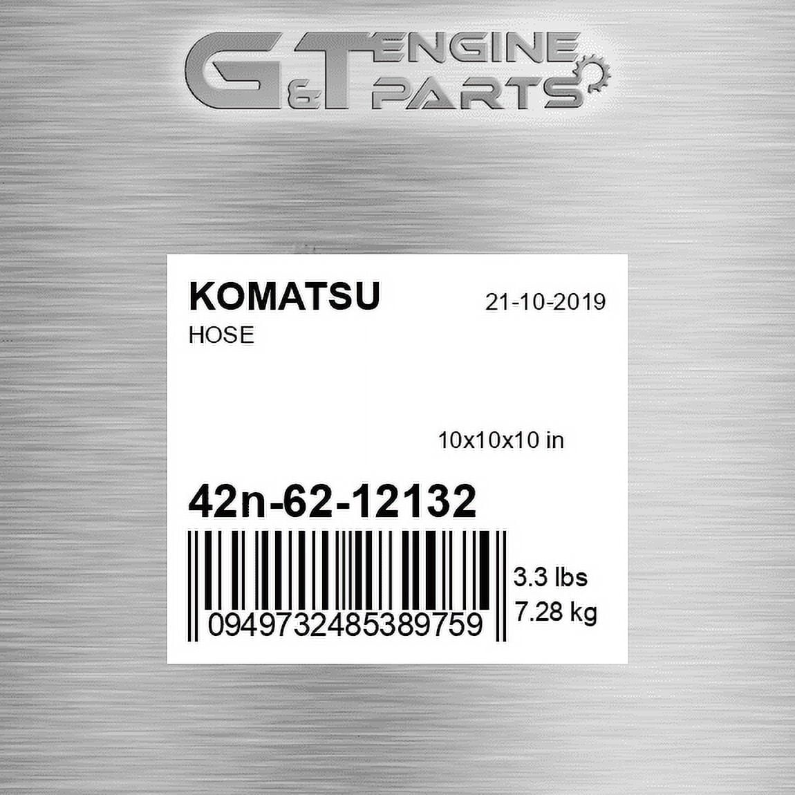 42N-62-12132 HOSE fits KOMATSU (New OEM) - Walmart.com