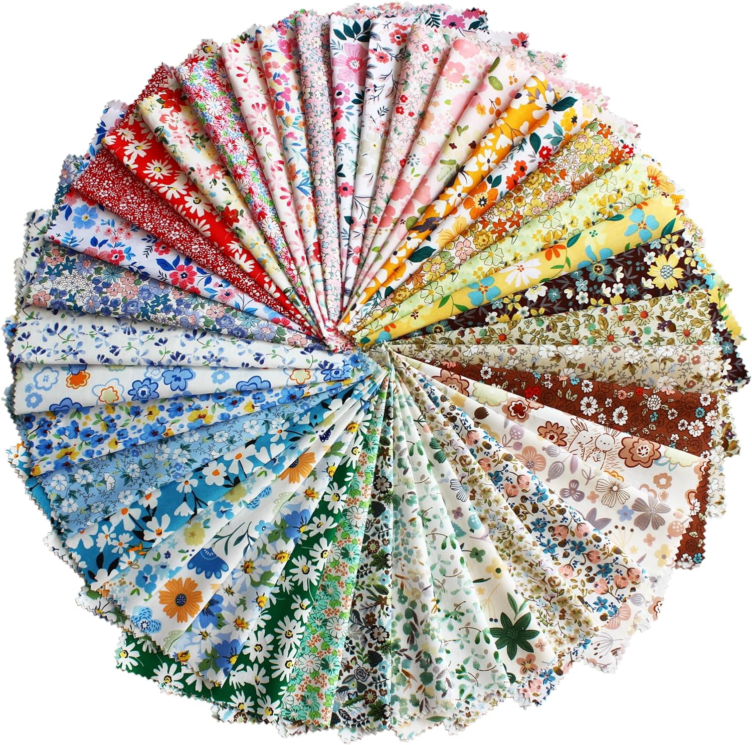 Customer reviews for 42Pcs 10"x10" Quilting Cotton Fabric Square No ...