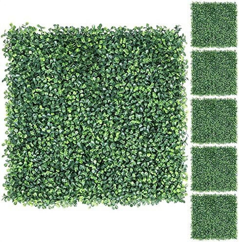 42Pcs 20 X 20 Inch Artificial Boxwood Panels Topiary Hedge Plant UV ...