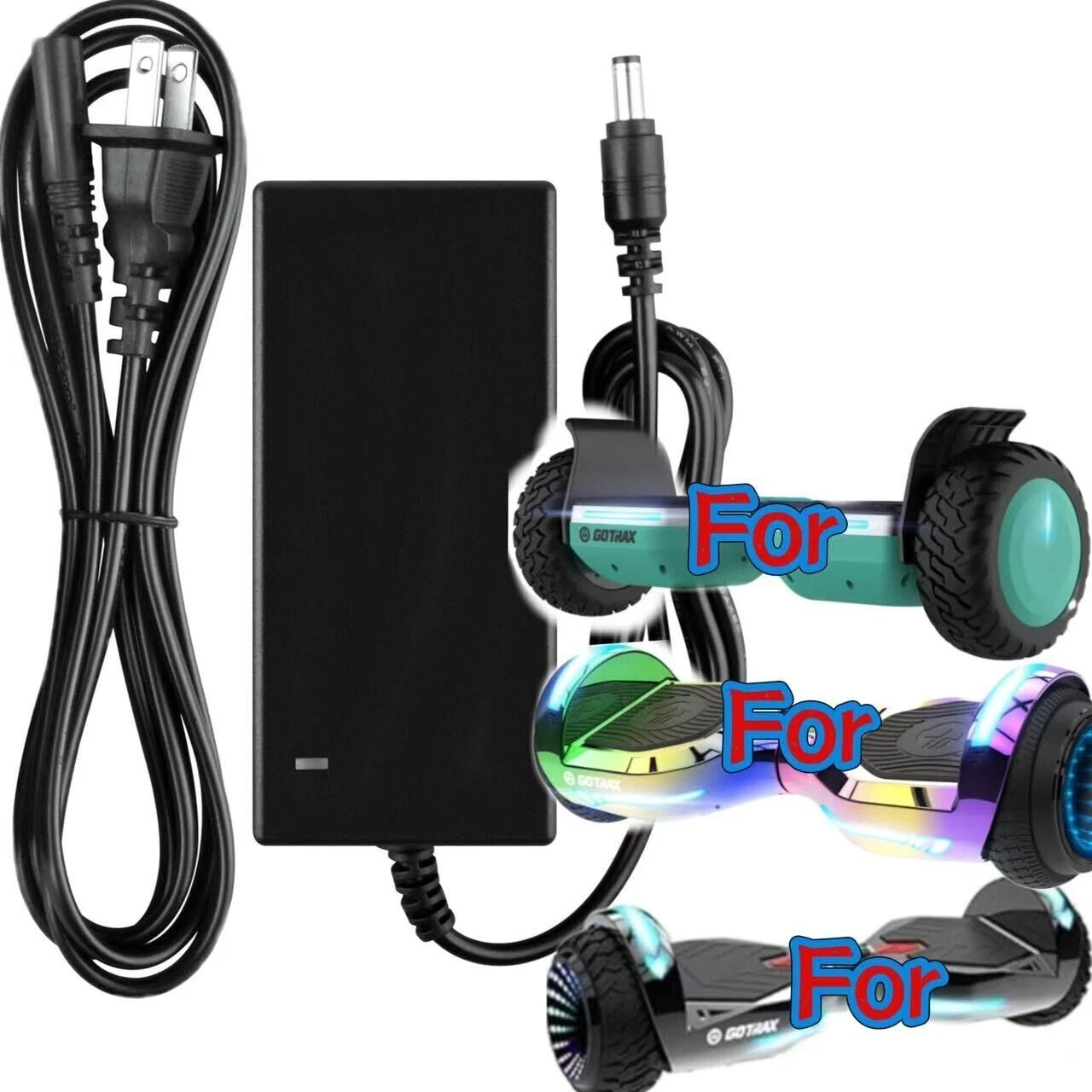 42V 2A AC Adapter For Gotrax Nova Pro / Glide Pro / SRX Pro - Walmart.com