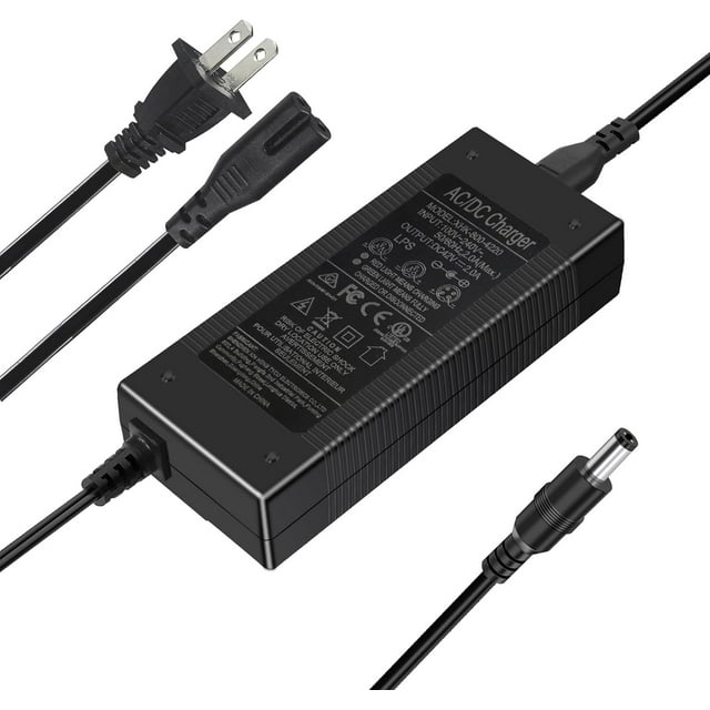 42V 2A Adapter Charger for Gotrax GXL V2, RIVAL, APEX, APEX XL, G3, G4 ...