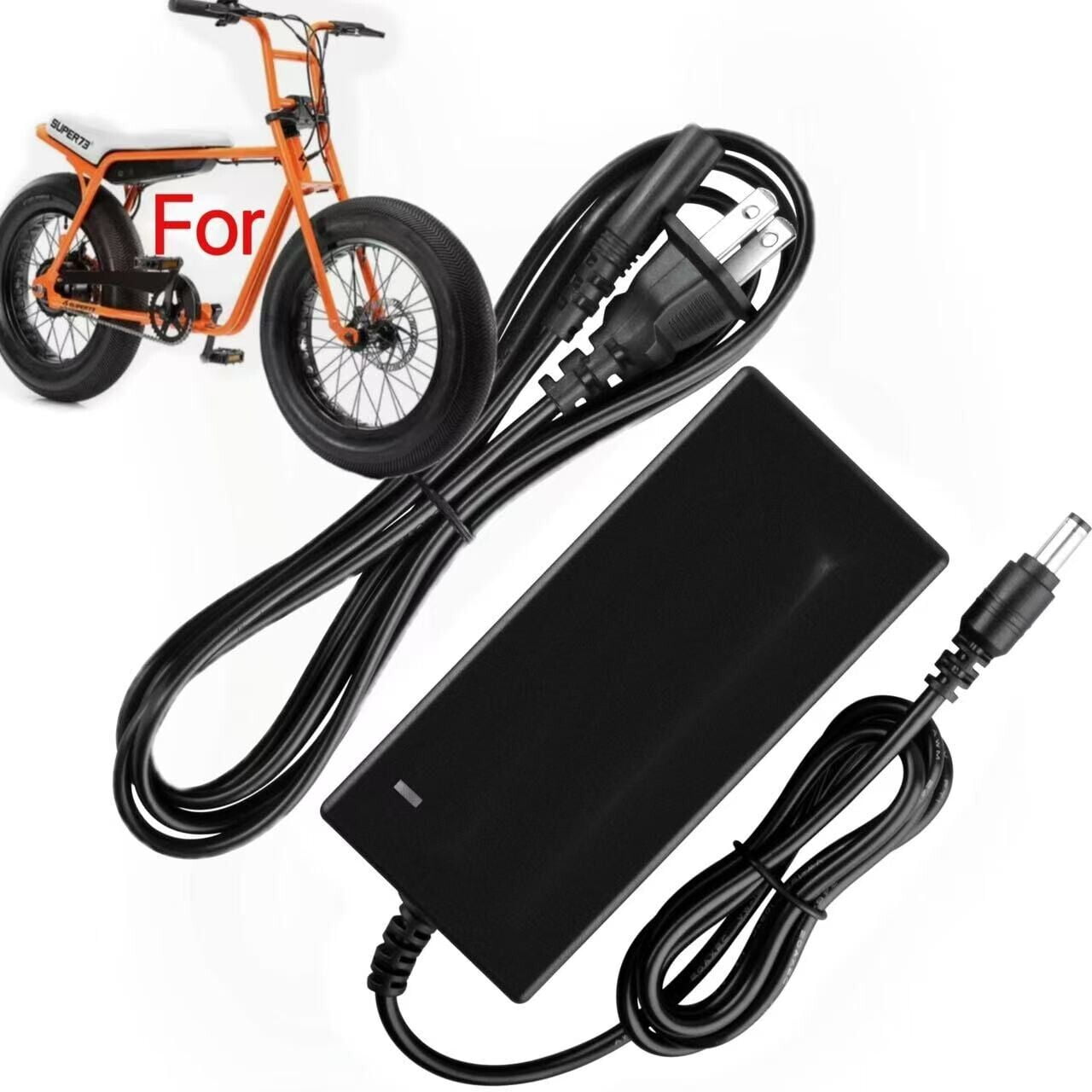 42V AC Adapter for SUPER73 Z1 Electric Bike 36V Round PLUG Power Supply ...
