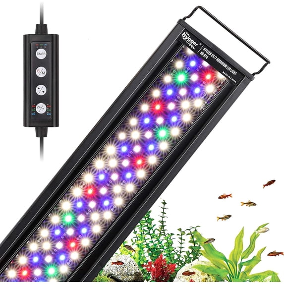 42W 24/7 Lighting Aquarium Light, Sunrise-Daylight-Moonlight Mode and ...