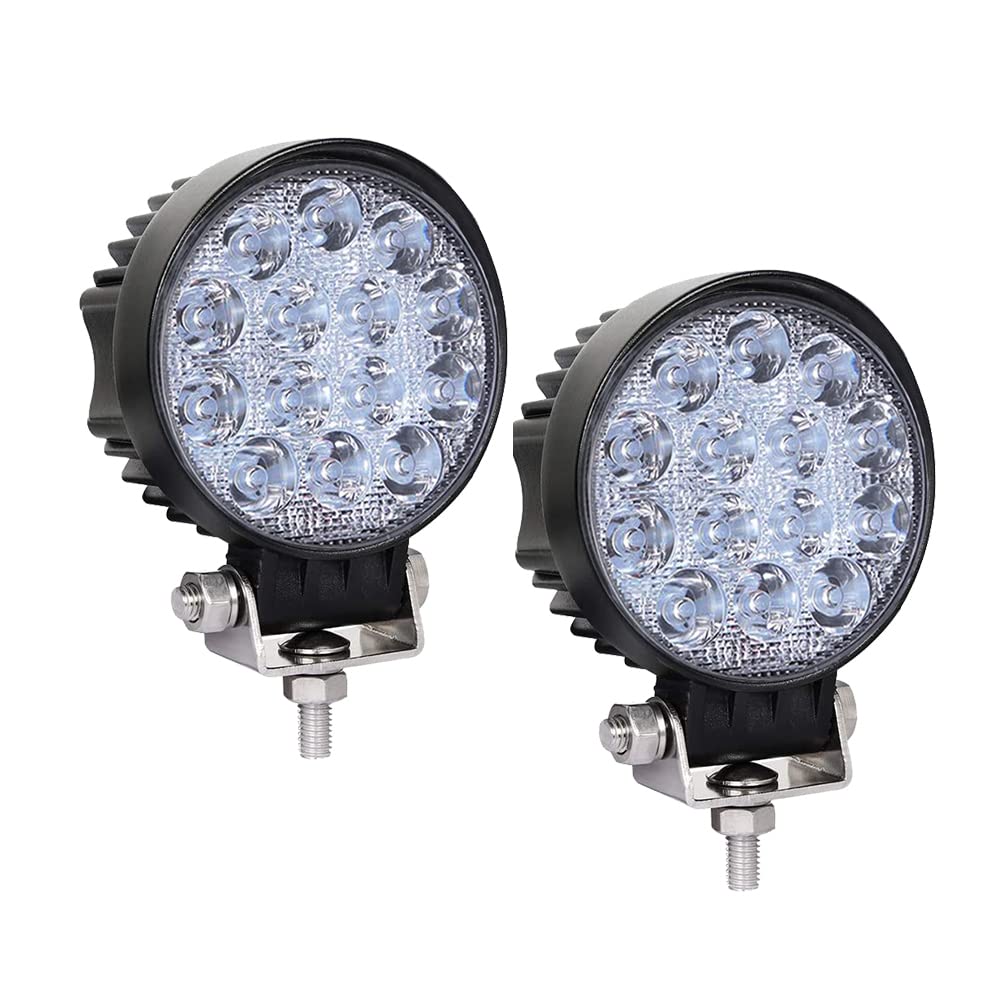 42W Led Round Light, CM31 4.5Inch Led Light Pods, Flood Round Lights ...