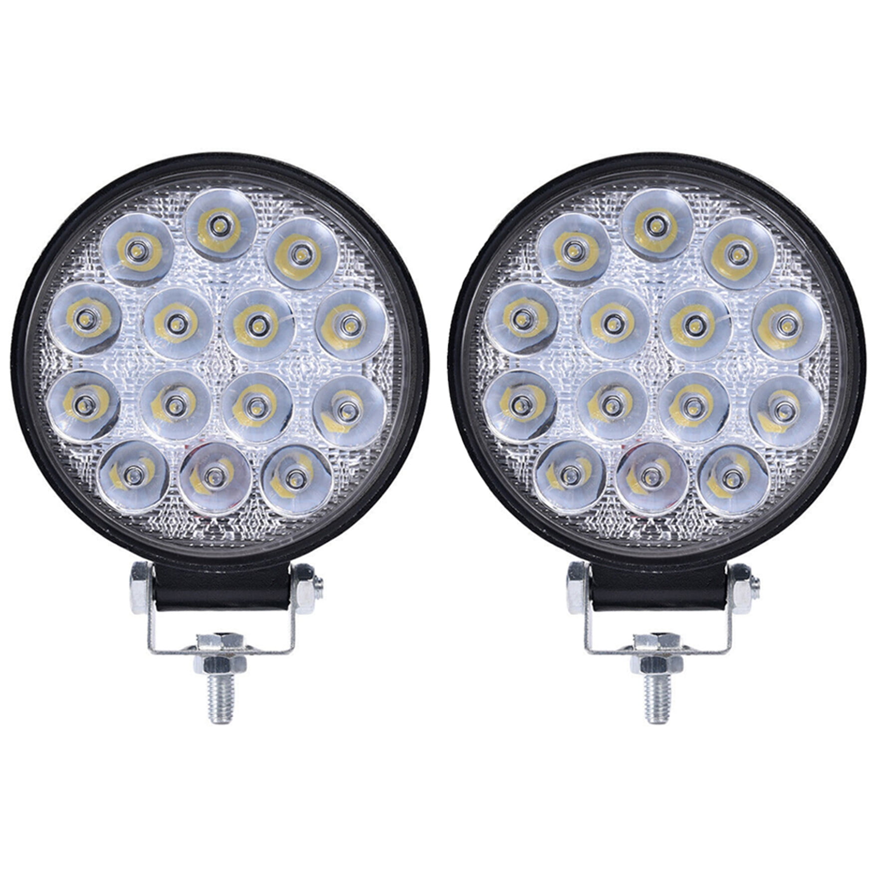 42W Led Work Light Led Light Bar Flood Round Lights Off-Road Lights Led ...