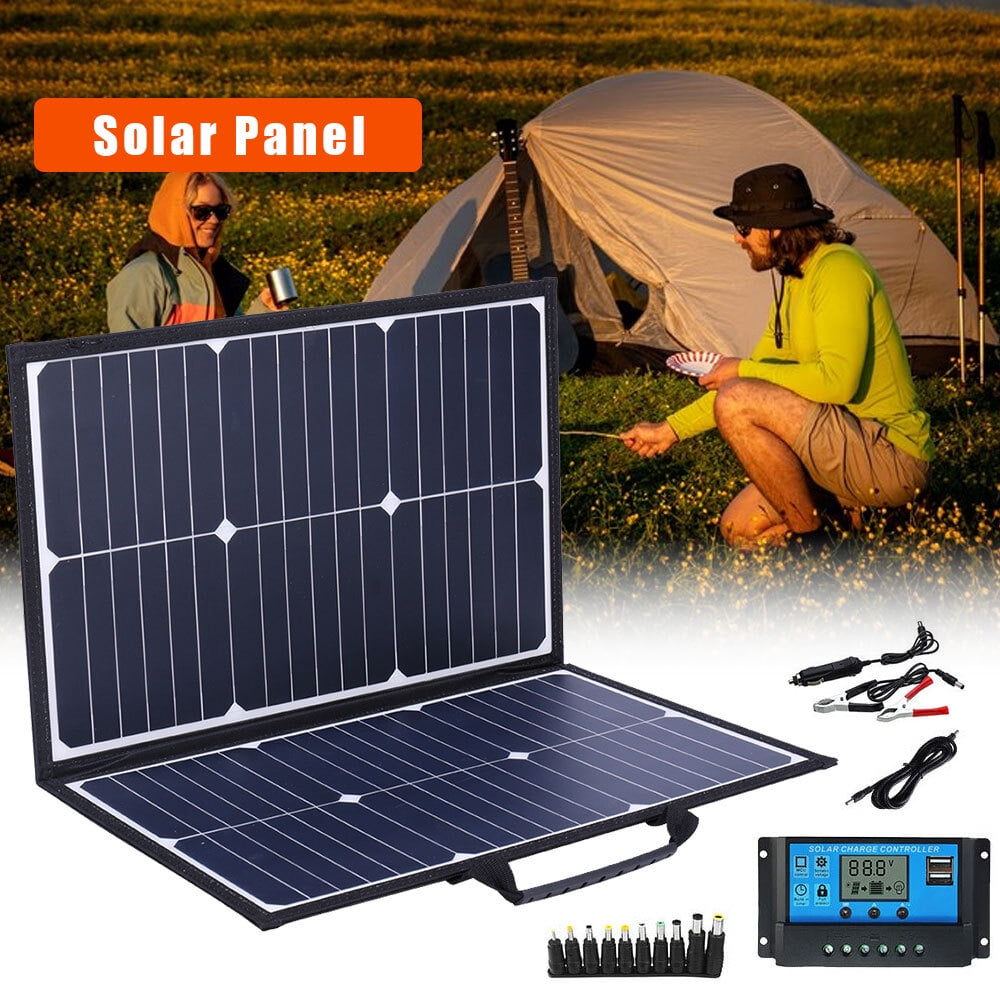 42W Portable Solar Panel for Power Station, 16V Foldable Solar Charger ...