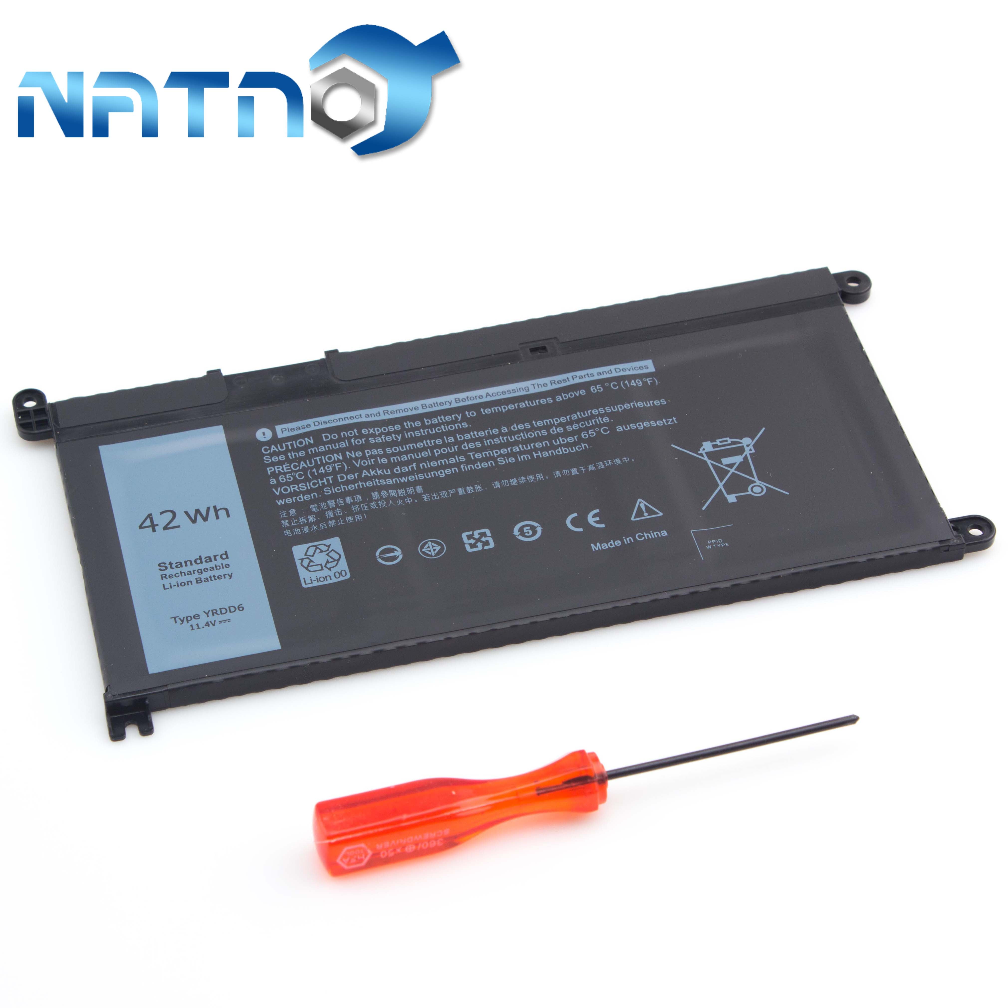 42Wh Replacement battery for Dell Inspiron 14 5481 5482 5485 5491 2-in ...