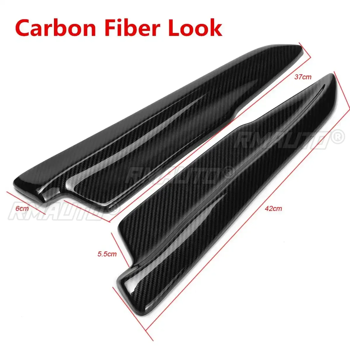 42cm 2xCar Rear Bumper Spats Splash Guard Diffuser For VW For GOLF MK5 ...