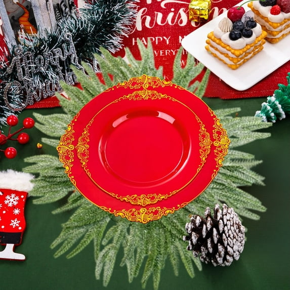 42cm Realistic Christmas Table Mat, Heat-resistant, Anti-skid Plastic ...