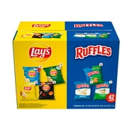 Lays Ruffles Sour Cream & Bacon Flavored Chips, 200g Large Bag ...