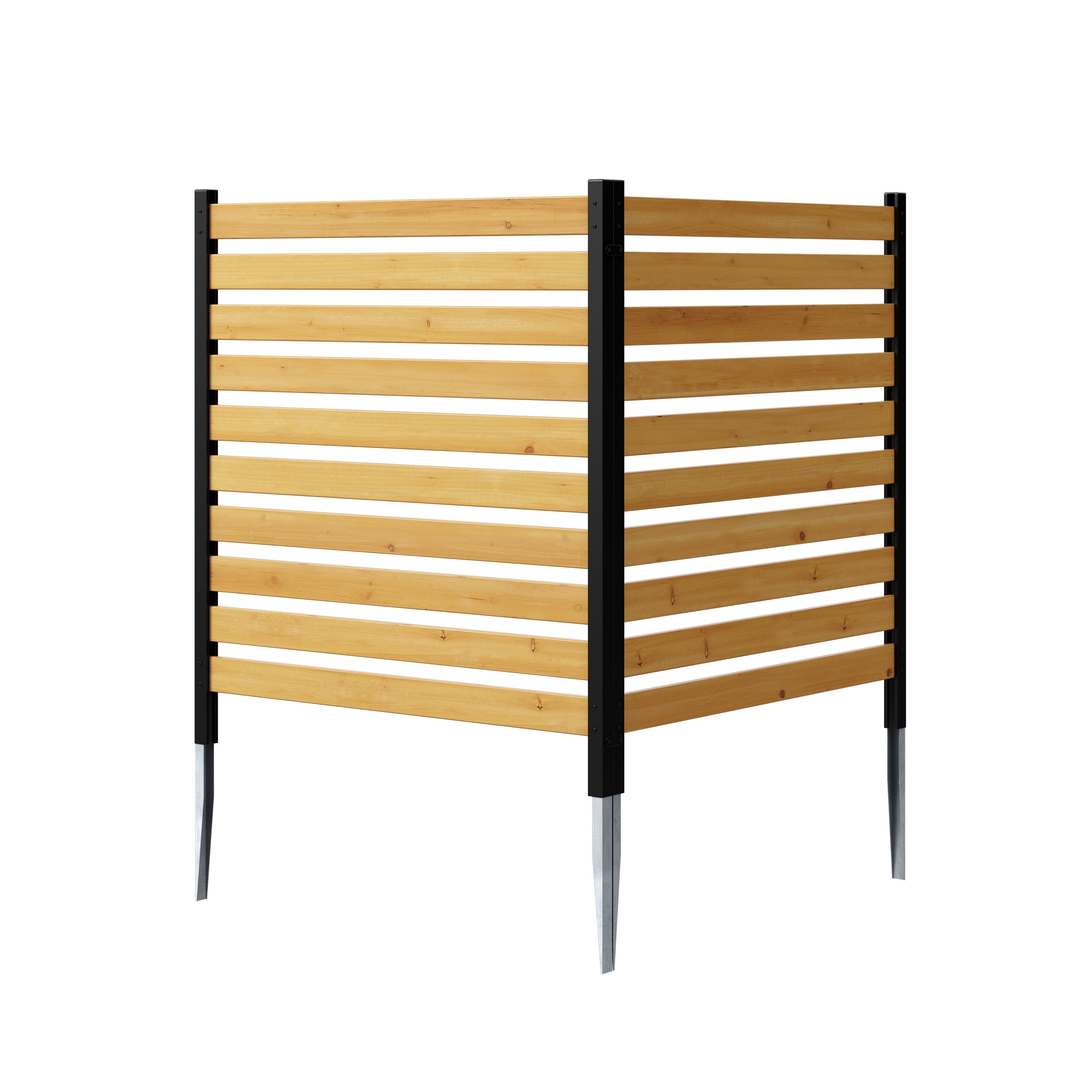 Enclo Charleston Outdoor No Dig Privacy Screen for Garbage Bins & AC ...