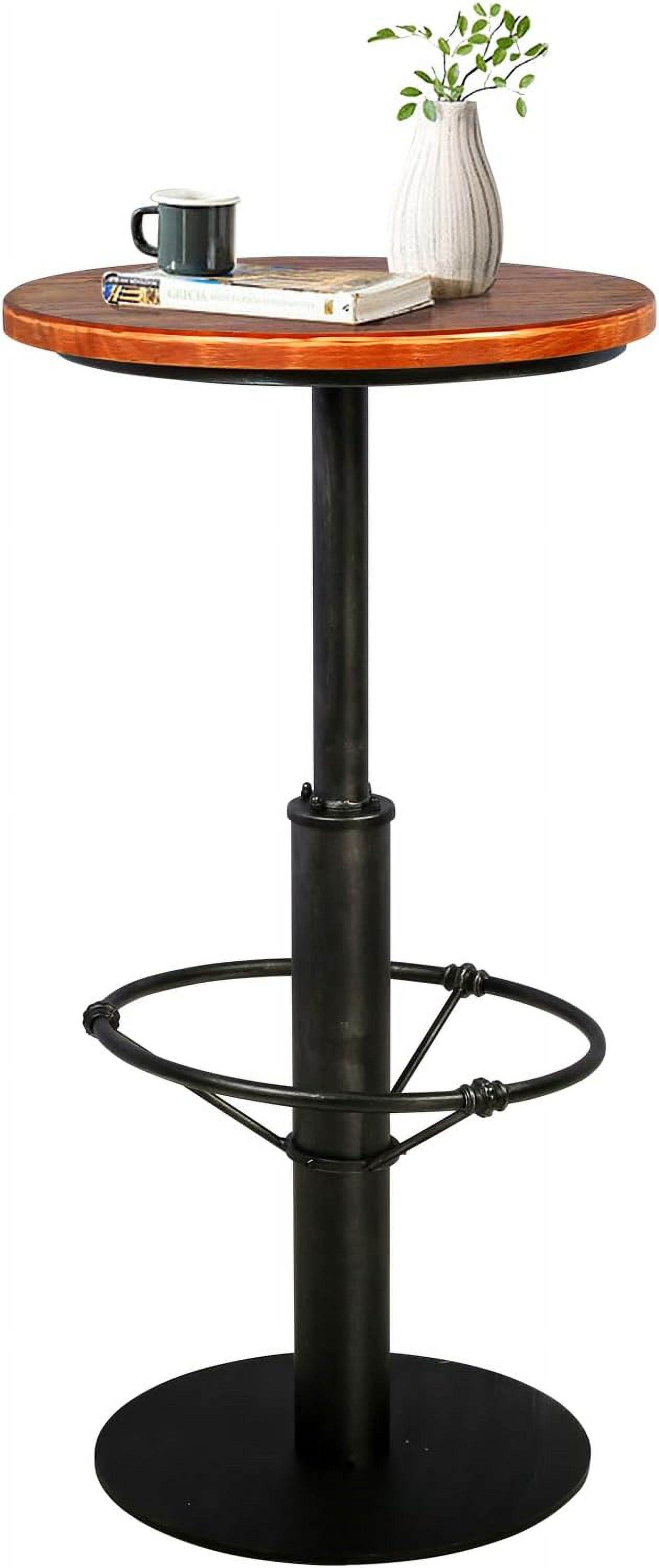 42inch Farmhouse Bar Table Industrial Style Bistro Table Vintage Pub Table Rustic Cocktail Table ...