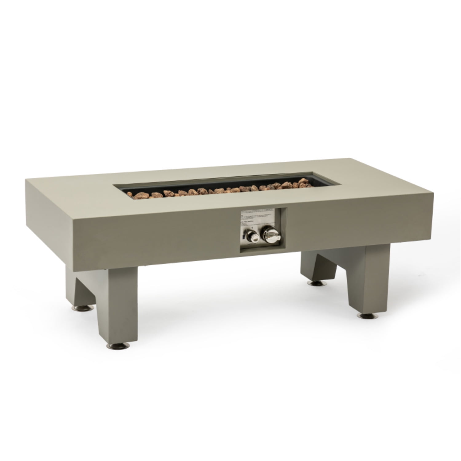 42inch Iron Fire Pit Table Clean-Propane Fuel System SGS Certification ...