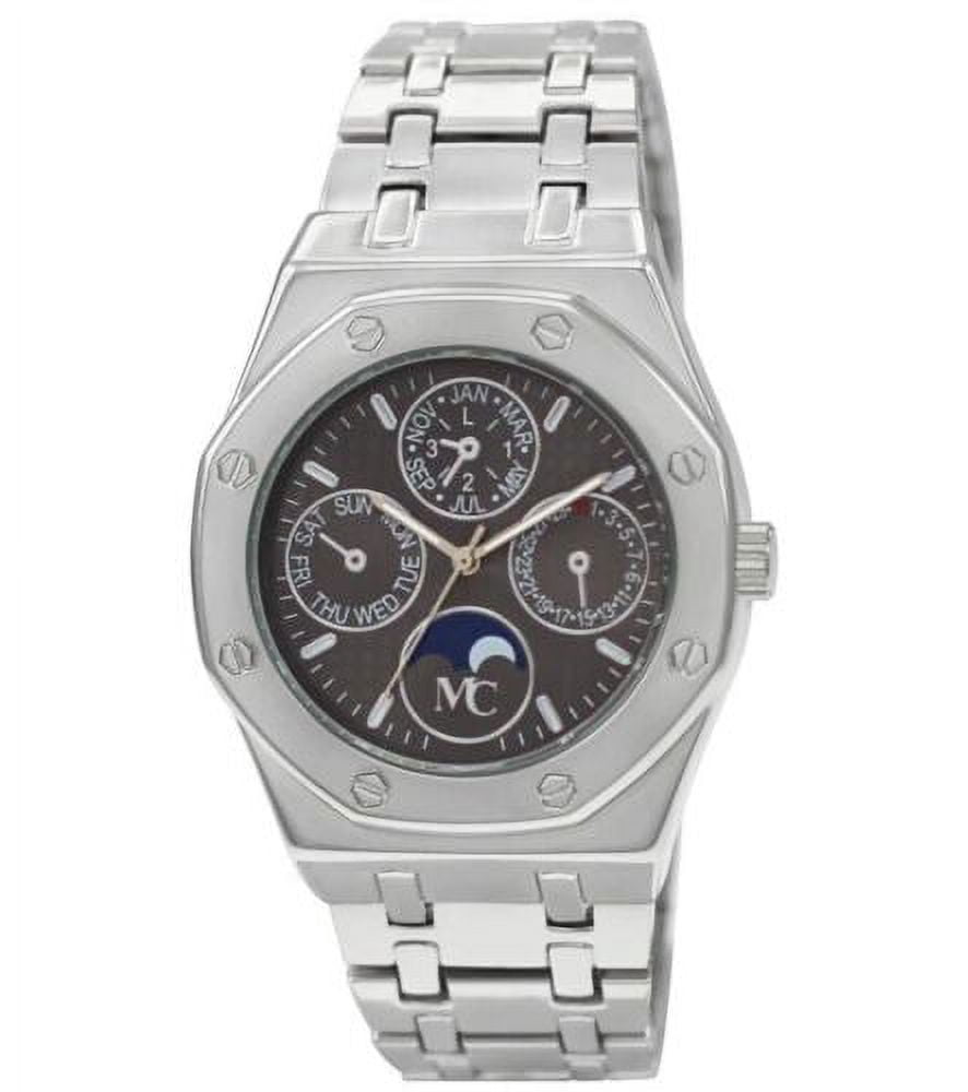 42mm Montres Carlo Men's Analog Luxury Quartz Fashion Bracelet Dress ...
