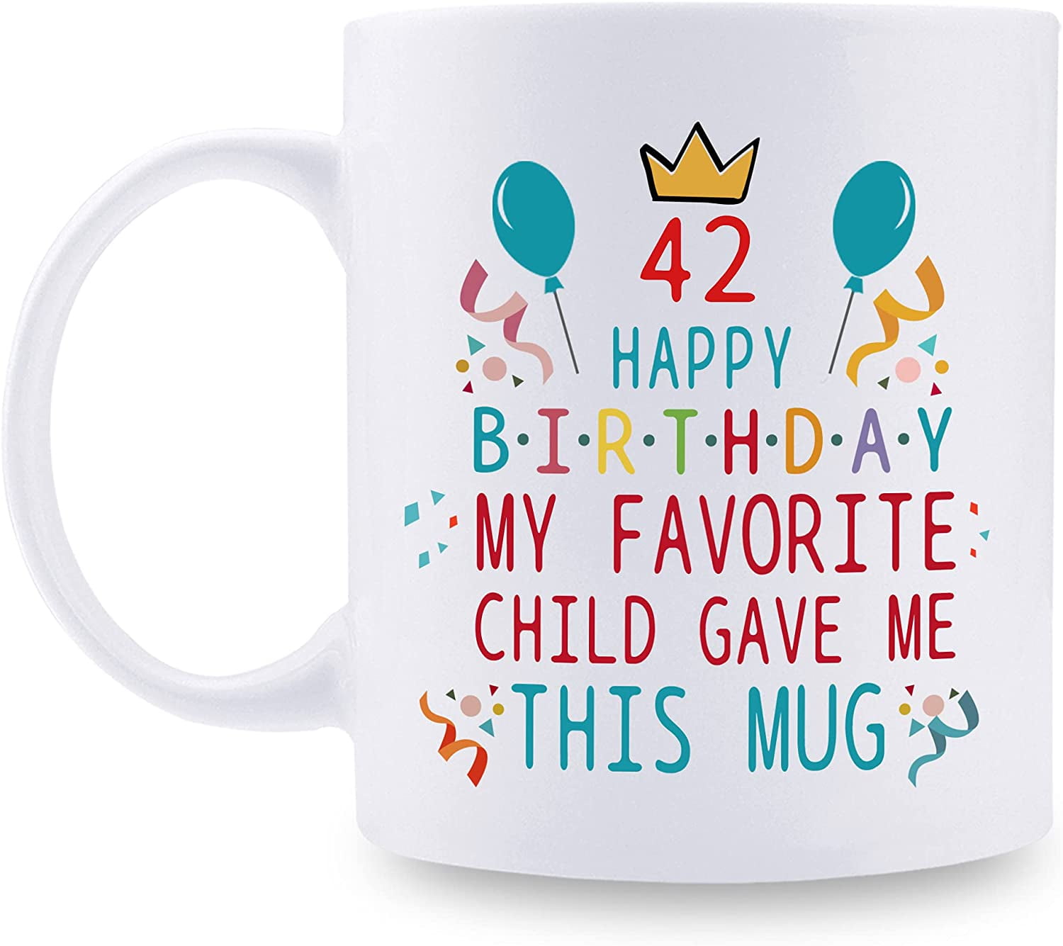 42nd Birthday Gifts for Mom Dad from Daughter son - 42 Happy Birthday ...
