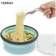 42oz Collapsible Camping Bowl Portable Silicone Bowl with Lid for ...