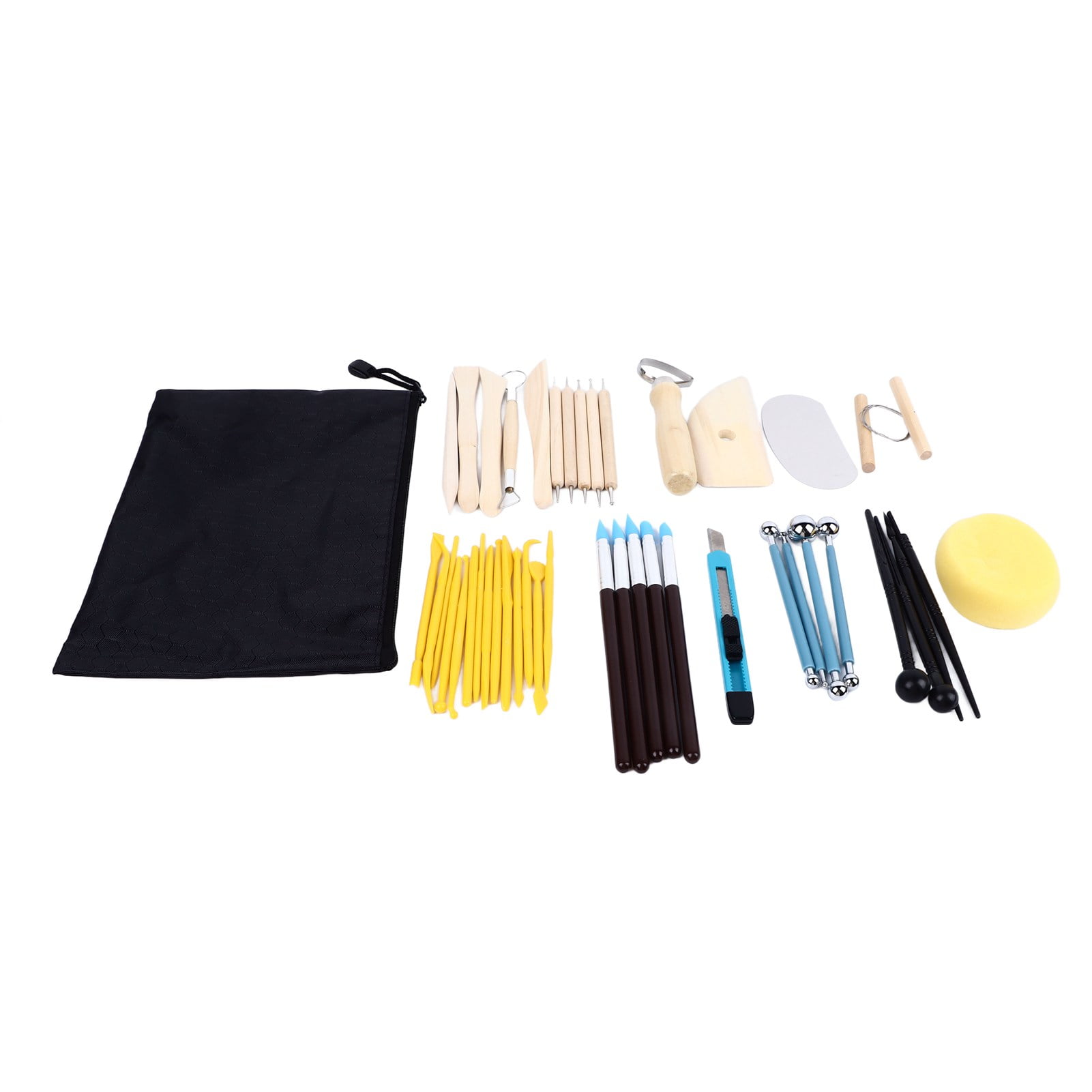 42pcs Clay Tools Kit with Indentation Silicone Pen Clay Cutter Scraper ...