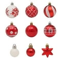 42pcs Colorful Christmas Hanging Balls Christmas Shatter Proof Ball