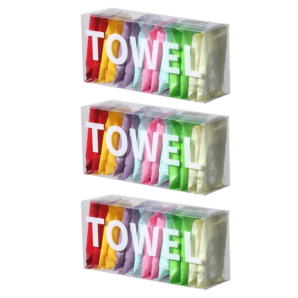 42pcs Compressed Towel Tablets Disposable Mini Travel Restaurant Barber ...