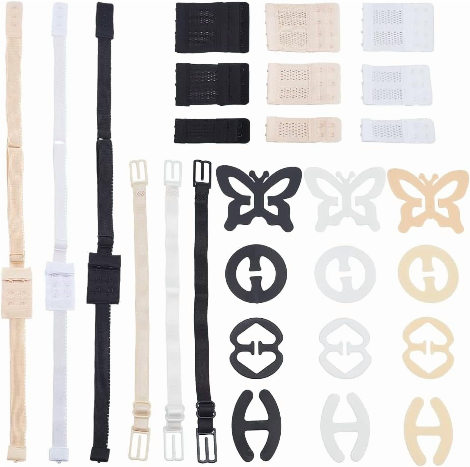 42pcs Low Back Bra Accessories Set Bra Strap Extender Adjustable Bra ...