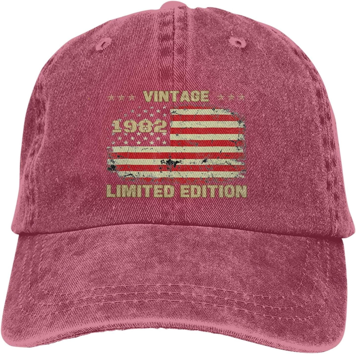 42th Birthday Gifts Vintage 1982 Hat Men Est 1982 42th Birthday Gifts ...