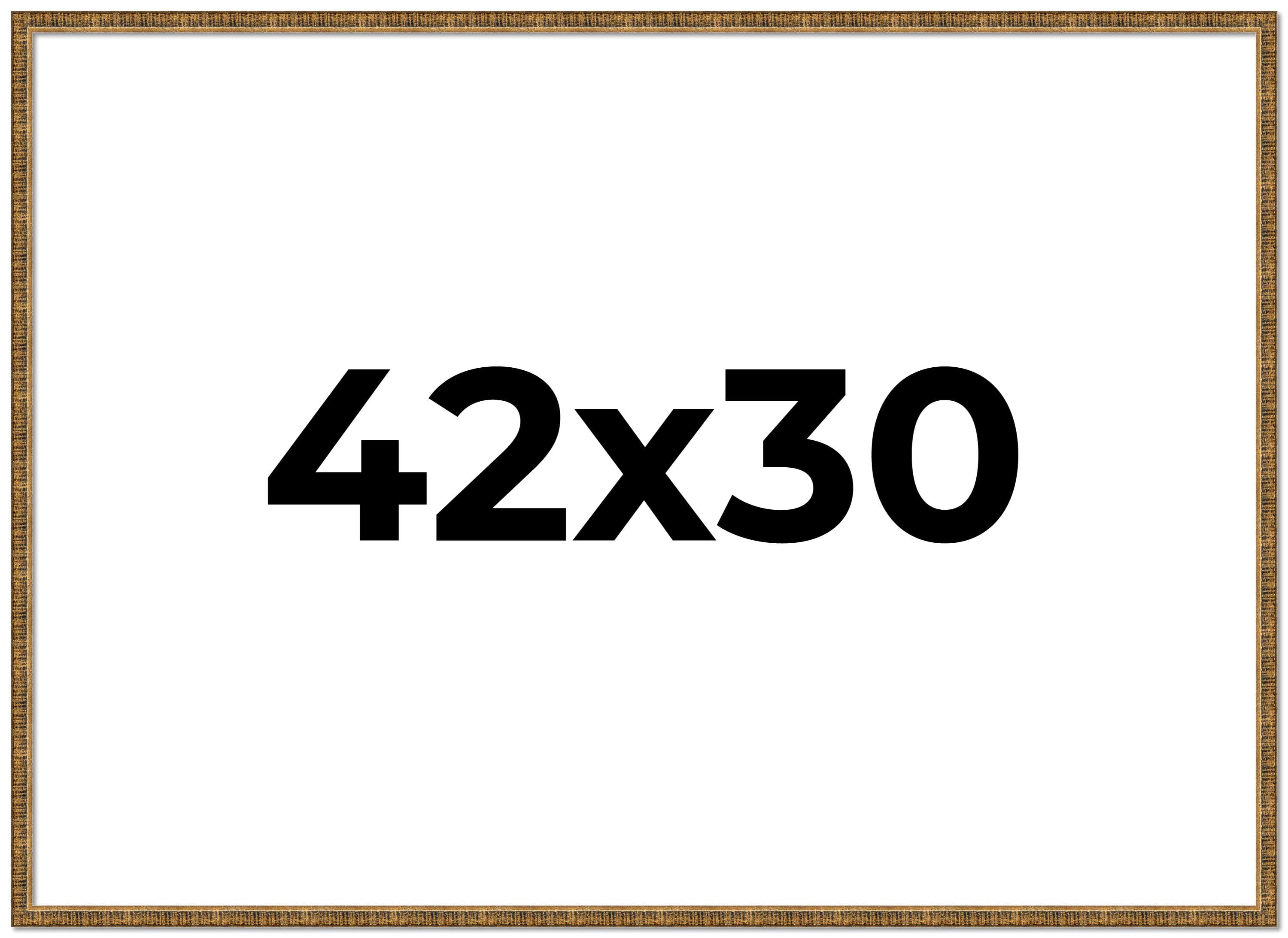 42x30 Frame Gold Picture Frame - Complete Modern Photo Frame Includes ...